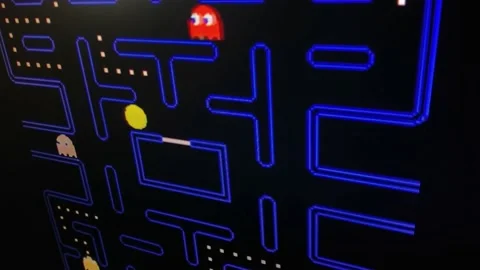 pacman arcade video game. arcade video g... | Stock Video | Pond5