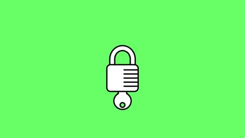 Paddlock Unlock Key Animation Illustrati... | Stock Video | Pond5