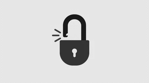 padlocks lock and unlock position animat... | Stock Video | Pond5