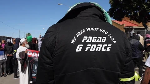 PAGAD marches through the streets of Han... | Stock Video | Pond5