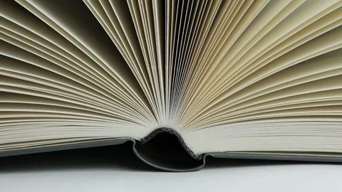 Pages of an open book (endless loop, bac... | Stock Video | Pond5