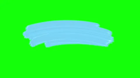 Paint Brush Oil Animation with Green Scr... | Stock Video | Pond5