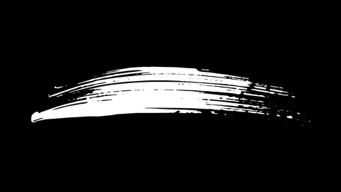 Paint Brush stroke effect animation 4k o... | Stock Video | Pond5