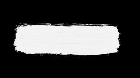 Paint Brush Strokes Frame Mask Backgroun... | Stock Video | Pond5