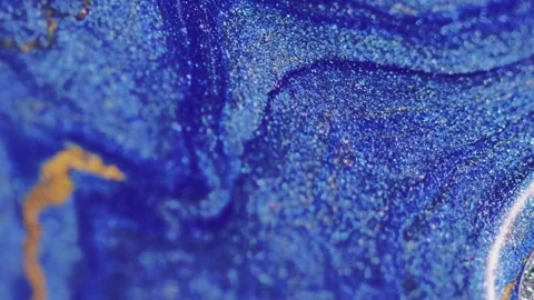 Paint mix background glitter ink drip bl... | Stock Video | Pond5