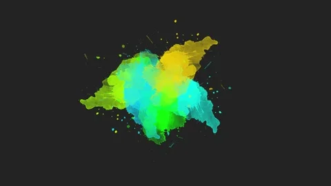 Paint ripple smear alpha overlay cinemat... | Stock Video | Pond5