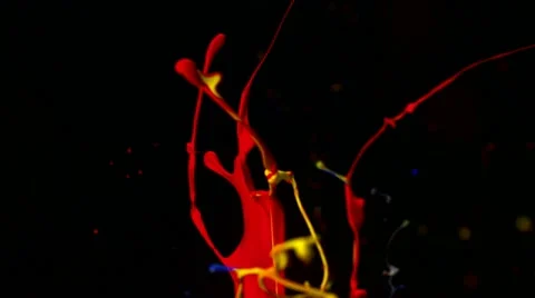 Paint Splash Stock Footage ~ Royalty Free Stock Videos | Pond5