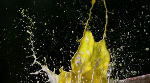 Paint Slow Motion Stock Video Footage | Royalty Free Paint Slow Motion ...