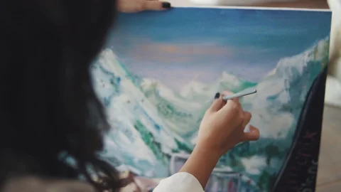 Paint Stroke Picture Stock Videos – Royalty-Free HD & 4K Videos | Pond5