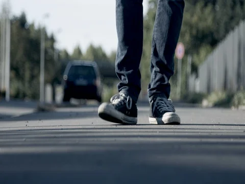 Stomping In Sneakers Stock Video Footage | Royalty Free Stomping In ...