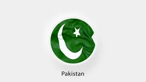 Pakistan Circular Flag Loop. Animated na... | Stock Video | Pond5
