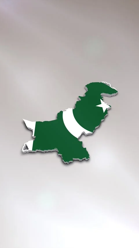 Pakistan Flag Map Stock Video Footage | Royalty Free Pakistan Flag Map Videos | Pond5