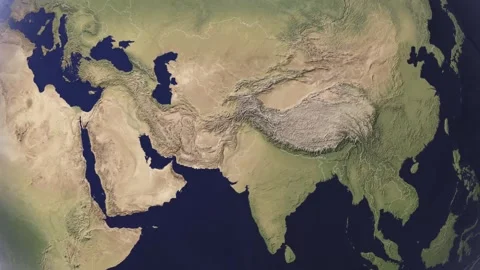 Pakistan Map Globe Earth from space | Stock Video | Pond5