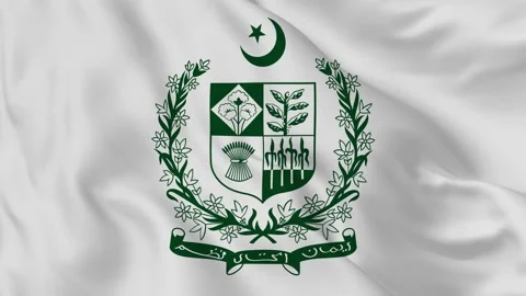 Pakistan national emblem or symbol in wa... | Stock Video | Pond5