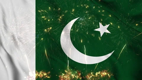 Pakistani flag seamless animation with f... | Stock Video | Pond5