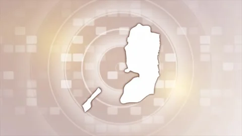 Palestine Animated Map | Stock Video | Pond5