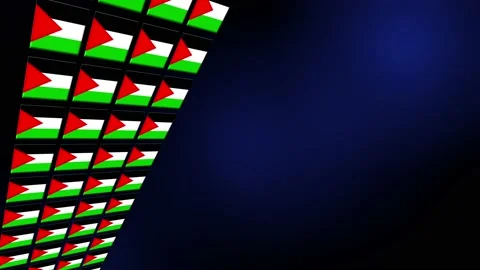 Palestine Flag Animated Background 3d An... | Stock Video | Pond5