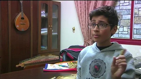 PALESTINIANS-GAZA/MUSIC Gaza music schoo... | Stock Video | Pond5