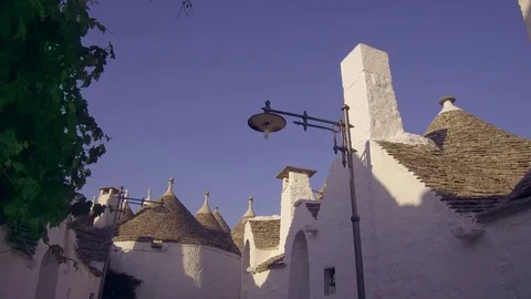 Pan across a street of Beehive rooved Tr... | Stock Video | Pond5