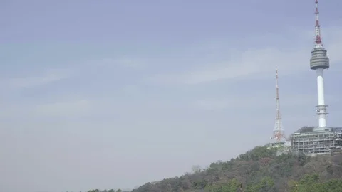 Pan City Skyline Reveal Namsan Seoul Tow... | Stock Video | Pond5