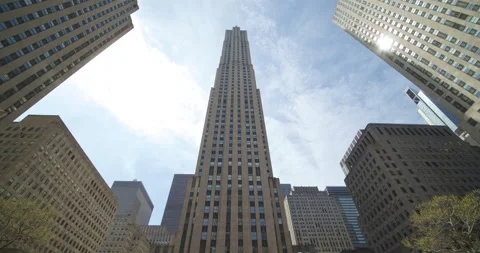 Pan Down from Top Of The Rock, Flipper's... | Stock Video | Pond5