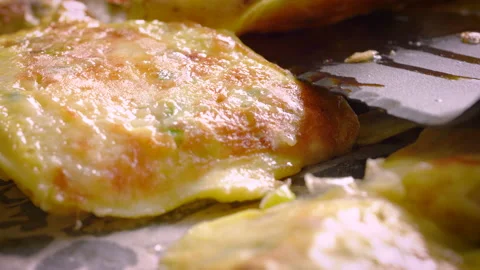 Pan-fried Breaded Fish, Saengseon Jeon, ... | Stock Video | Pond5