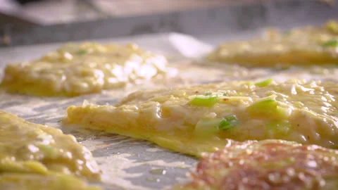 Pan-fried Breaded Fish, Saengseon Jeon, ... | Stock Video | Pond5