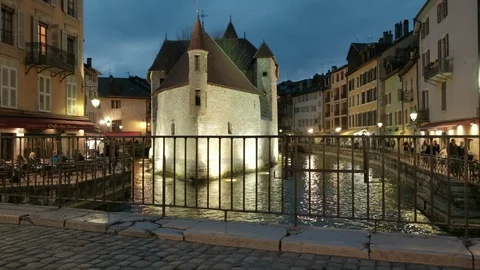 Pan Left Bridge Road Reveal Palais De L'... | Stock Video | Pond5