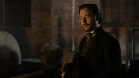 Pan-left shot of a businessman watching ... | Stock Video | Pond5