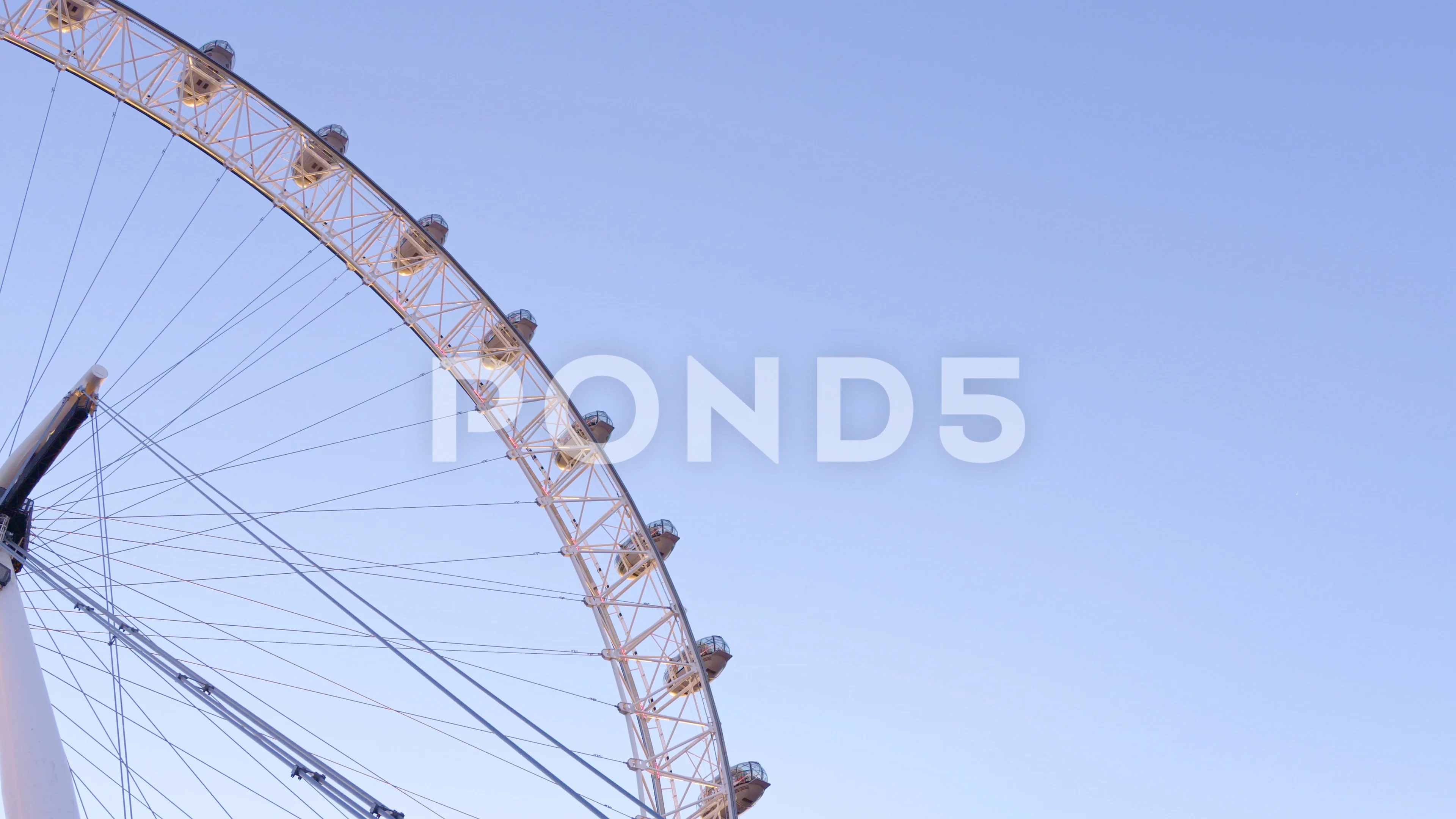 London Eye Close Up At Night