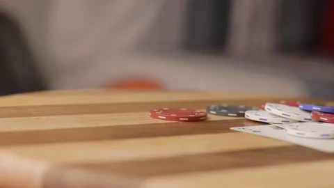 pan right close up of a man throwing dow... | Stock Video | Pond5