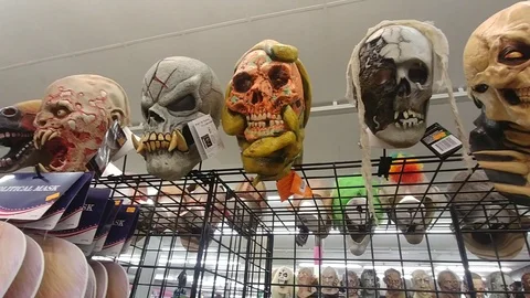 Masks For Halloween Stock Videos – Royalty-Free HD & 4K Videos