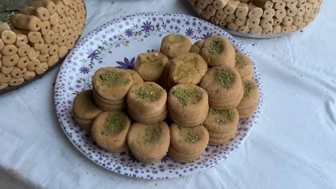 Pan shot of traditional Bengali sweet or... | Stock Video | Pond5