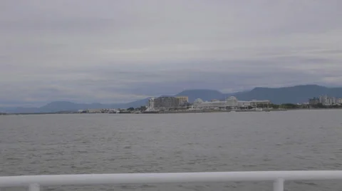 pan of the town of cairns with the mount... | Stock Video | Pond5
