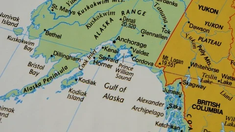 Alaska World Map Stock Footage ~ Royalty Free Stock Videos | Pond5