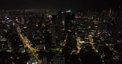 Panama City Aerial v90 birds eye view pu... | Stock Video | Pond5