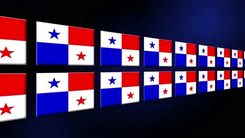 Panama Flag Animated Background 3d Anima... | Stock Video | Pond5