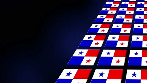 Panama Flag Animated Background 3d Anima... | Stock Video | Pond5
