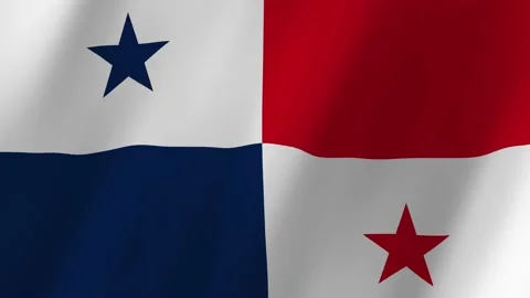 Panama flag waving animation | Stock Video | Pond5
