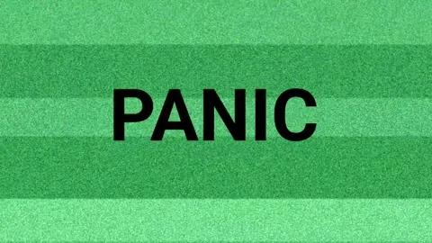 Panic Text on Green screen Background wi... | Stock Video | Pond5