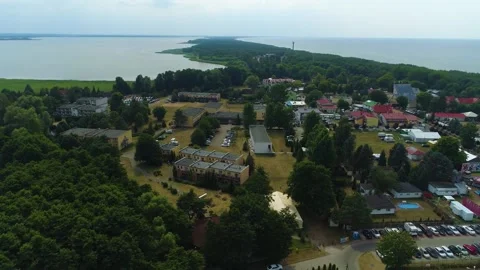 Panorama Baltic Sea Lake Jamno Lazy Morz... | Stock Video | Pond5