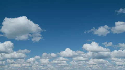 Panorama Blue Sky Clouds Heaven On Dayli... | Stock Video | Pond5