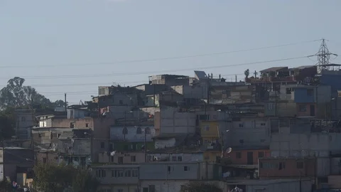 Panorama Slums City Suburbs Ghetto of Gu... | Stock Video | Pond5