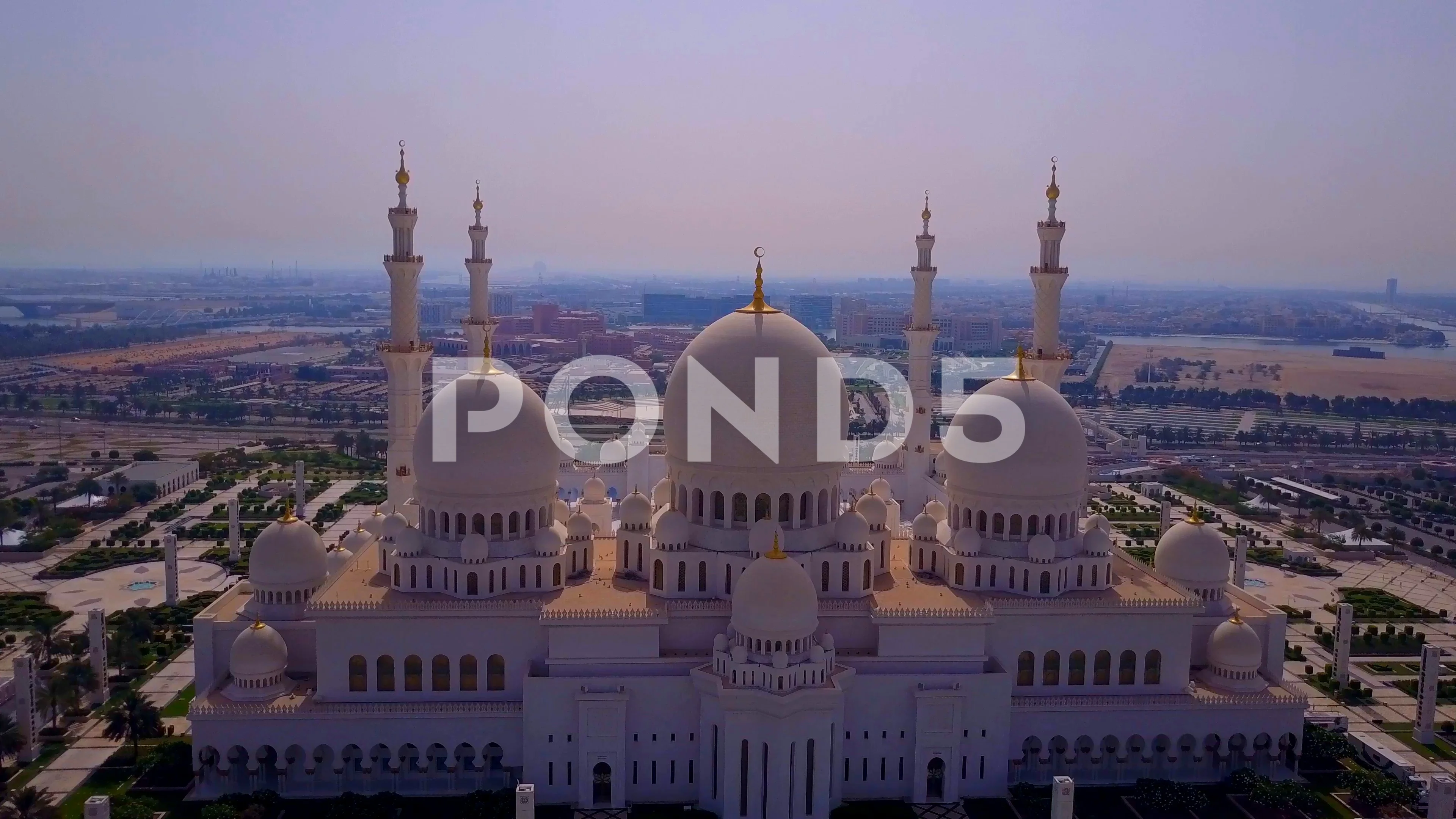 Sheikh Zayed Mosque Aerial View