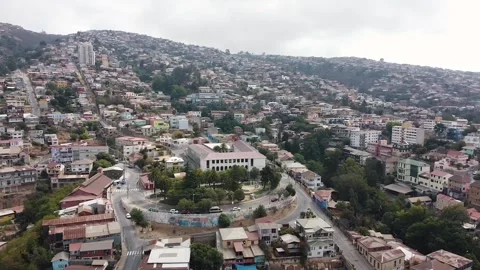 Panoramic aerial view from drone of resi... | Stock Video | Pond5