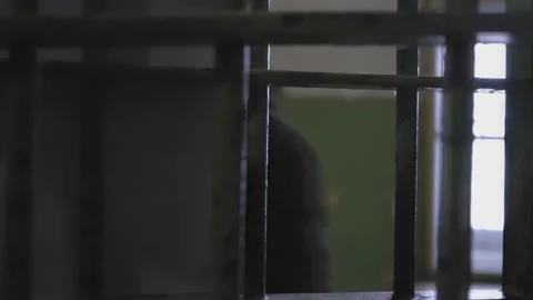 Panoramic camera from a dark prison cell... | Stock Video | Pond5