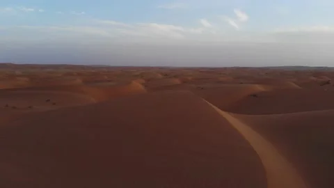 Panoramic view of the desert in Mauritan... | Stock Video | Pond5