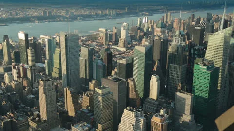 Panoramic View from the Empire State Bui... | Stock Video | Pond5