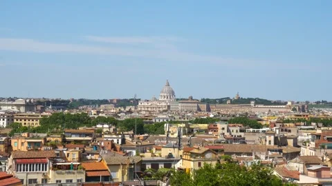Panoramic View of Rome, Real Time | Stock Video | Pond5