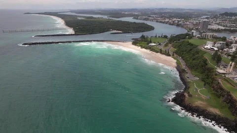 Panoramic View Of Tweed River And Duranb... | Stock Video | Pond5